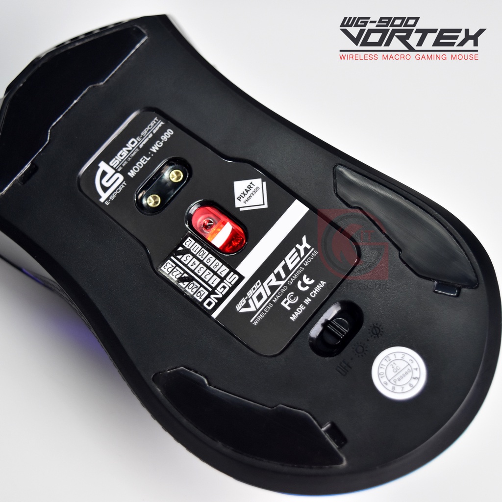 SIGNO E-Sport VORTEX Wireless Macro Gaming Mouse รุ่น WG-900 (Black ...