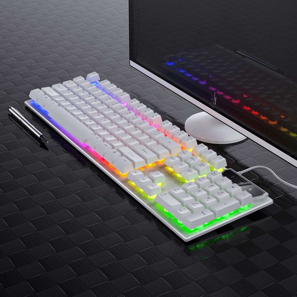 Miss Kiroi RGB คีย์บอร์ด MK-V4 USB Keyboard คีย์บอร์ดเล่นเกมส์ ...