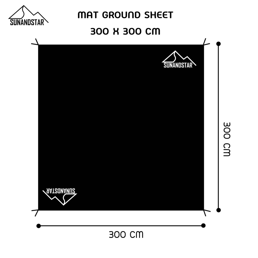 SUNSTAR MAT GROUND SHEET 420D Oxford Fabric ใช้กับ SAFARI 6 ได้ ...