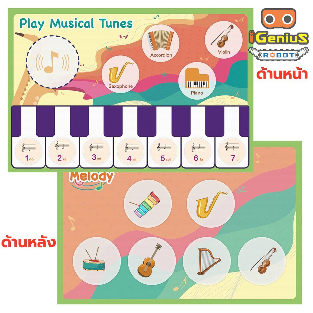 ฟรีของแถม ของเล่นเสริมพัฒนาการ v2 หุ่นยนต์ Coding Unplugged Robot โปรแกรม Genius Innovative Toy ...