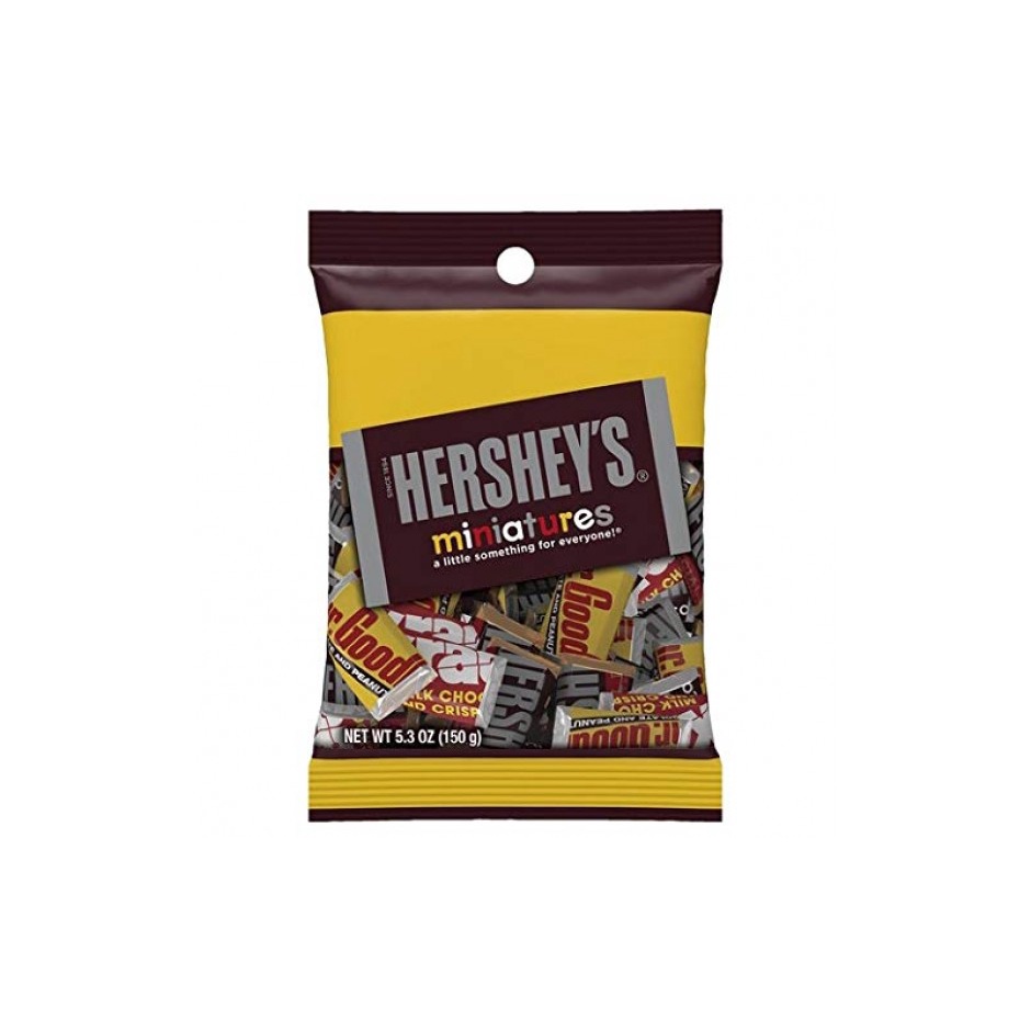 Hersheys Miniatures Chocolate Selection 150g รวมรส ห่อละ 18 ชิ้น ...