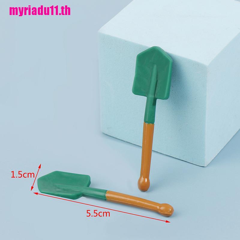 【Mrth】1:12 Dollhouse Miniature Shovel Farming Tool Model Toy Doll House ...