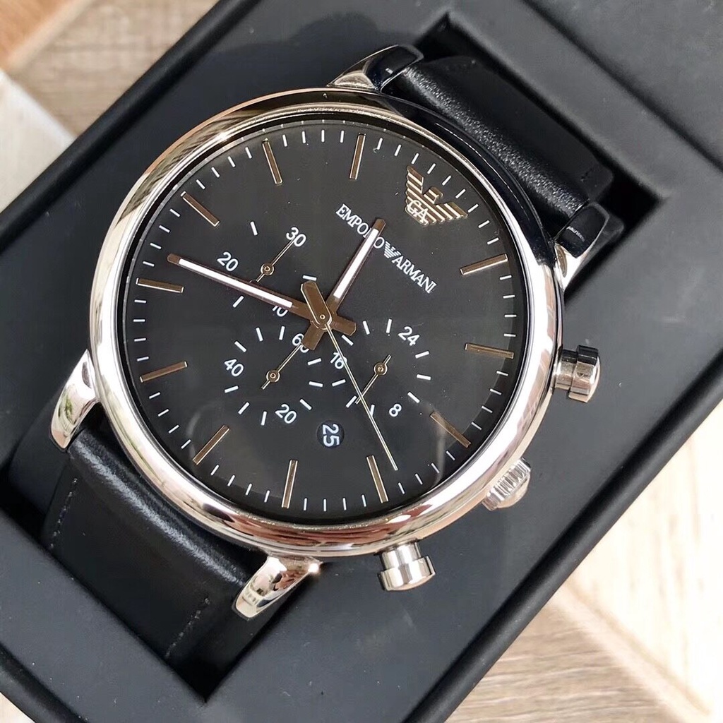 SALE นาฬิกาผู้ชาย นาฬิกาข้อมือผช นาฬิกาผช Mens Emporio Armani ...