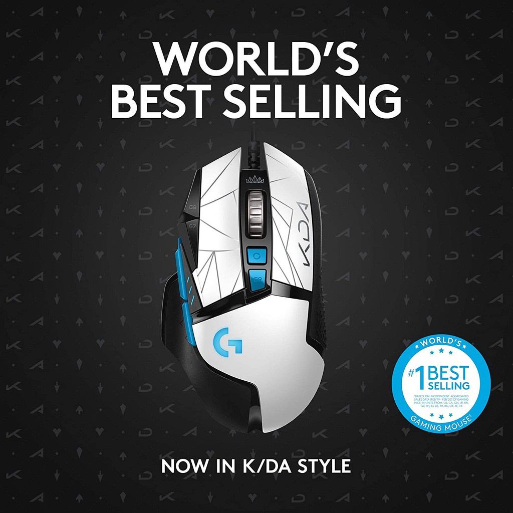 Logitech G304 KDA Lightspeed Wireless Gaming Mouse LOL KDA G502 Hero ...
