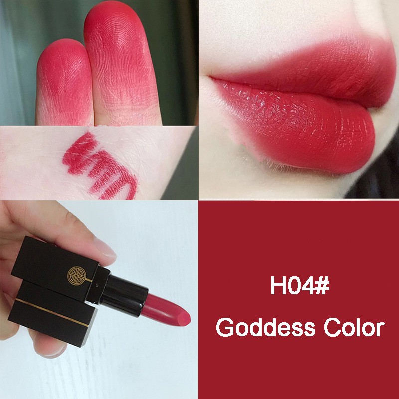 Hllr ลิปสติกคลาสสิกสีดํากันน้ําให้ความชุ่มชื้น - sheera.th - ThaiPick