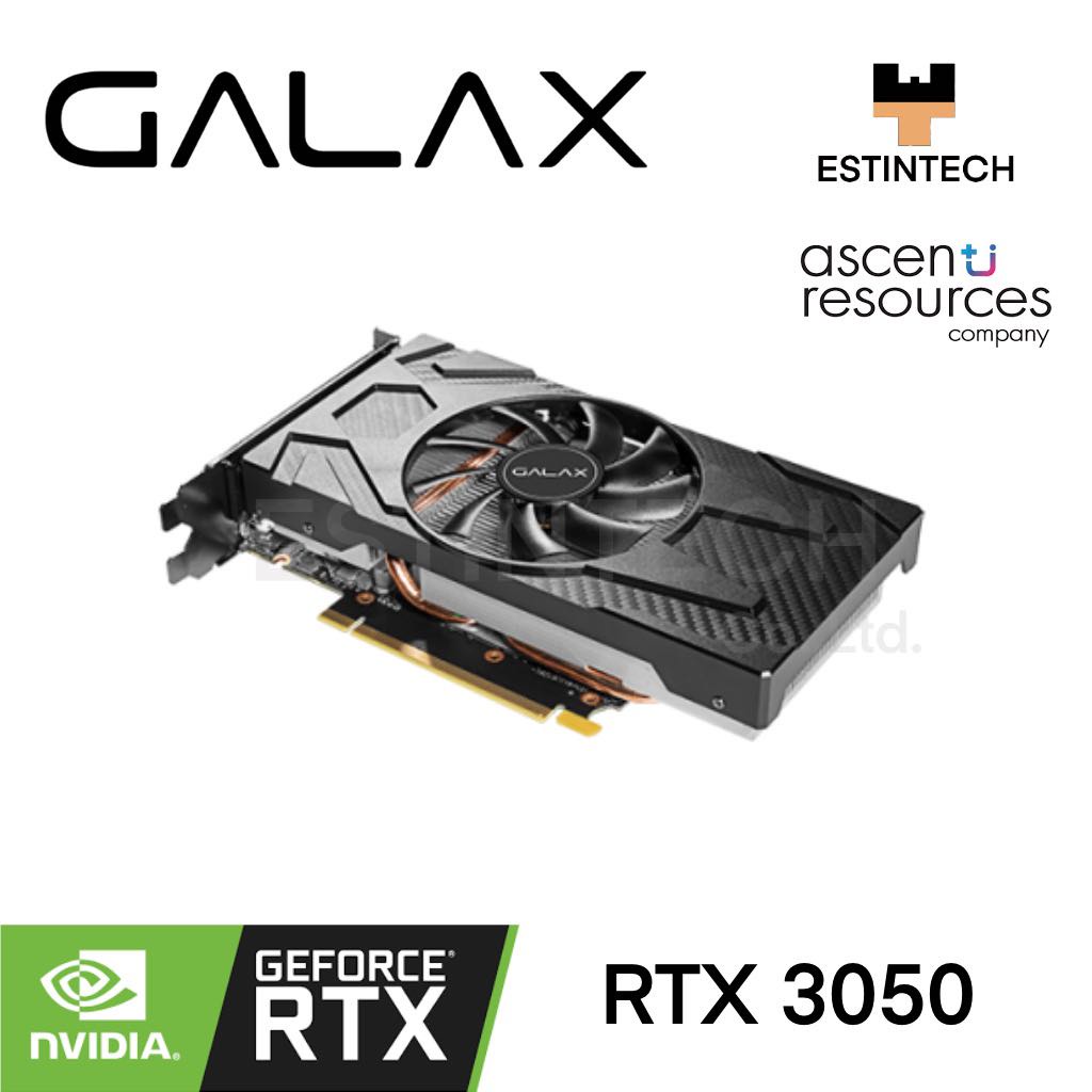 VGA (การ์ดจอ) GALAX GeForce RTX 3050 (1-Click OC) 8GB GDDR6 ของใหม่ ...