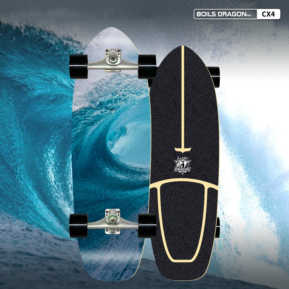 DRAGONรุ่นที่ 2 รุ่นอัพเกรด CX4 surfskate สเก็ตบอร์ด สามเณร การฝึกอบรม สเก็ตบอร์ดผู้ใหญ่ ...