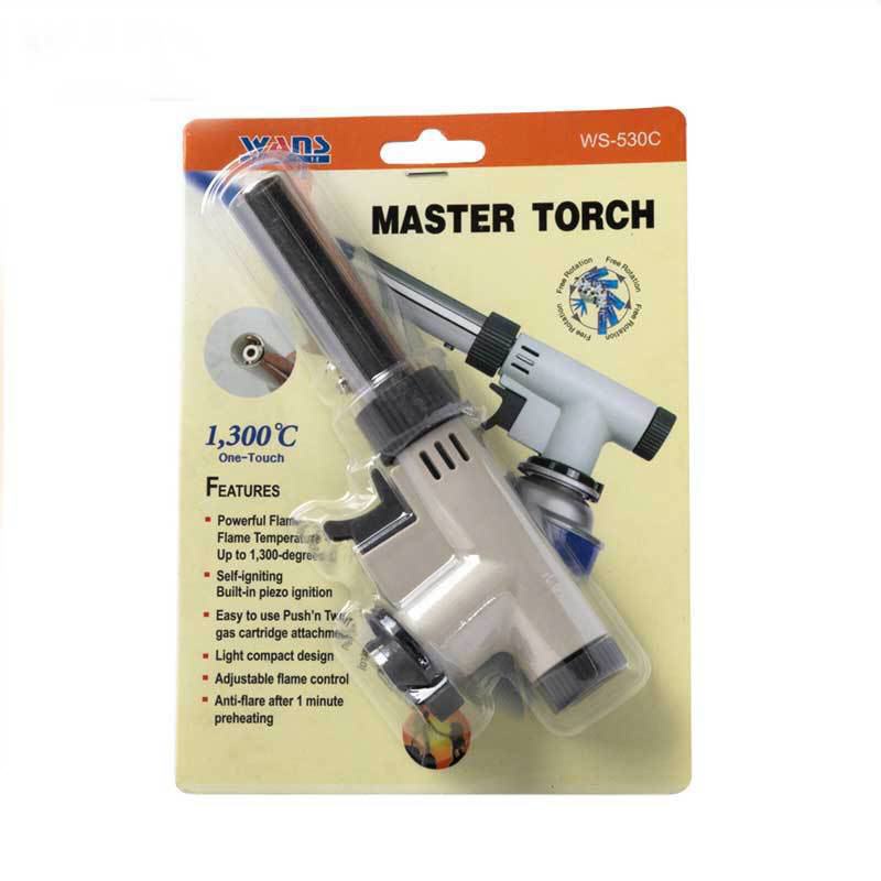 หัวพ่นไฟ หัวพ่นแก๊ส หัวเป่าแก๊สกระป๋อง MASTER TORCH รุ่น WS-530C สำหรับทำอาหาร และเบเกอรี่ ความ ...