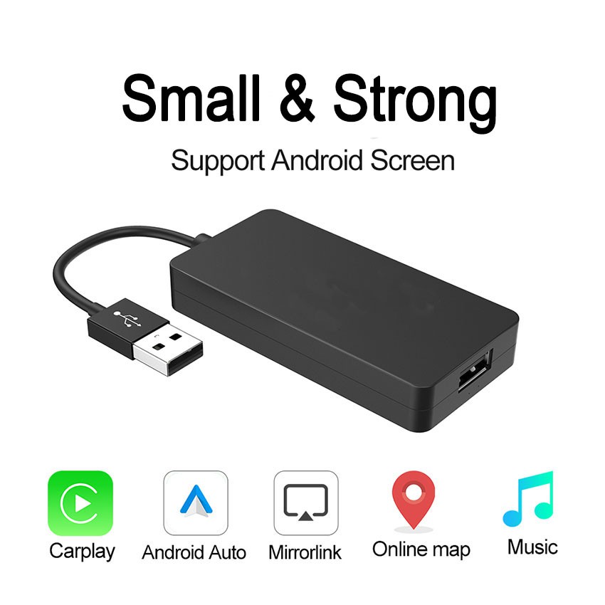 สมาร์ทลิงค์ Mini USB Apple CarPlay Android auto สำหรับเครื่องเสียงติด ...