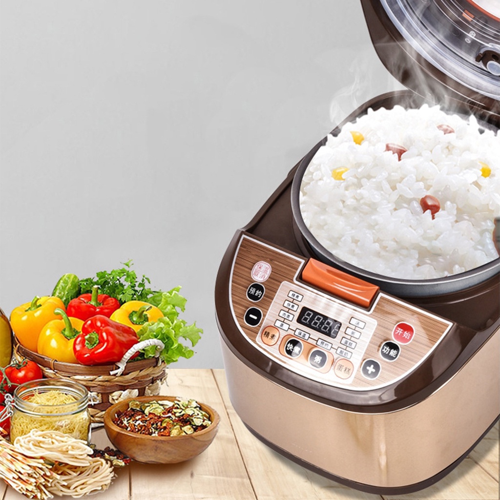 MeDee 5L หม้อหุงข้าว หม้อหุงข้าวดิจิตอล ขนาด ลิตร อเนกประสงค์ หม้อหุงข้าวไฟฟ้า อุ่น ต้ม นึ่ง ...