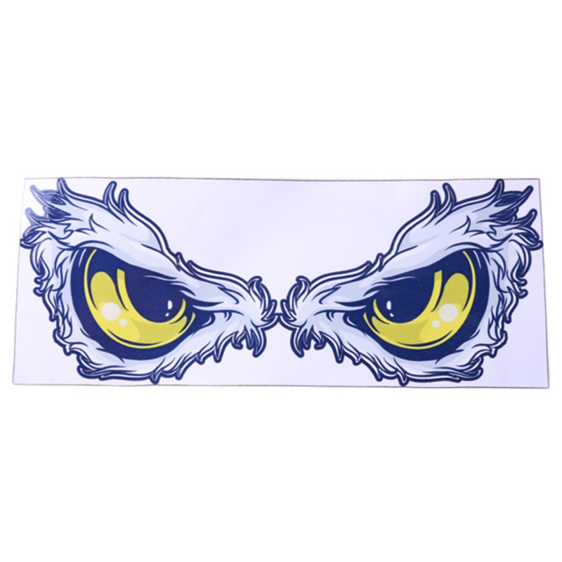 3D Stereo Reflective Cat Eyes Car Stickers Car Side Fender Sticker ...