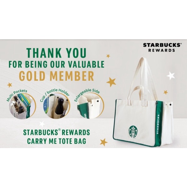 กระเป๋า STARBUCKS® REWARDS TOTE BAG 2022 - allgoodthings82 - ThaiPick