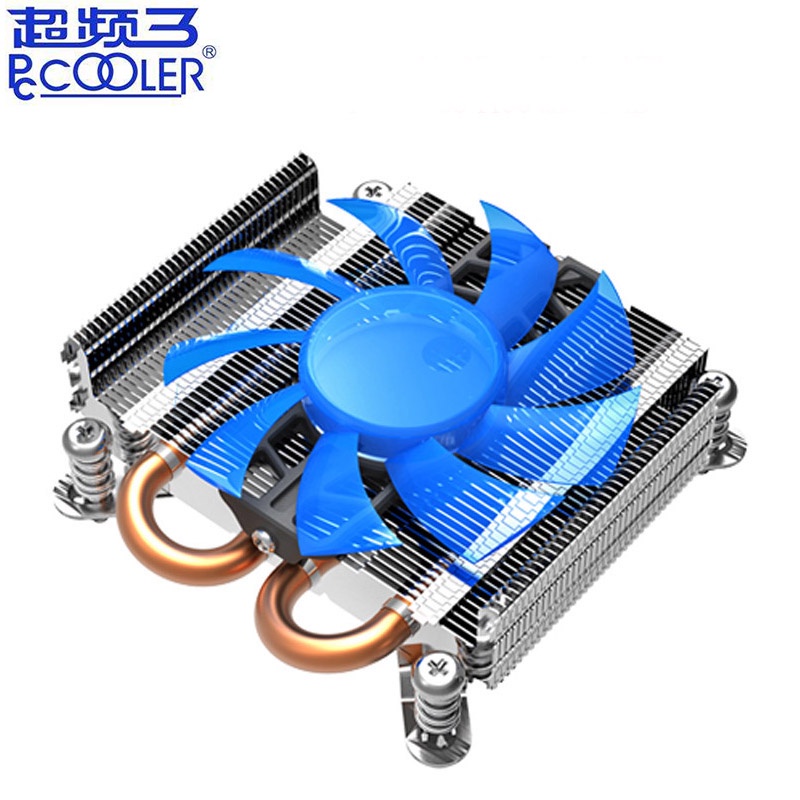 Pccooler S85 S89 2 Copper Heatstick 1U Ultra-thin CPU Cooler 8cm PWM ...
