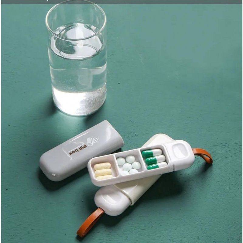 3 Grids Portable Mini Tablet Dispenser Pill Box / Travel Outdoor ...