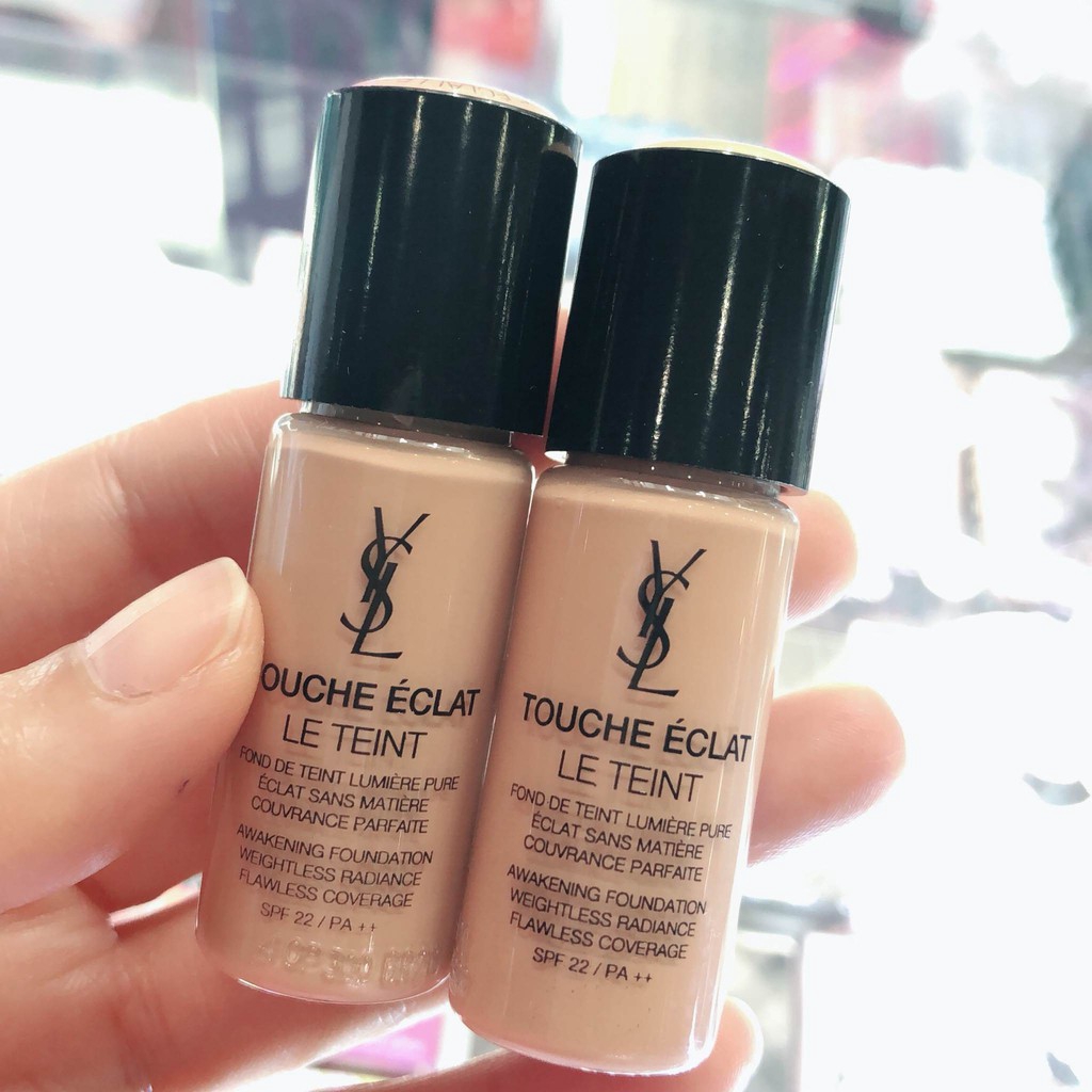 รุ่นใหม่ พร้อมส่ง รองพื้น YSL Touche Eclat Le Teint Creme Long Wear ...