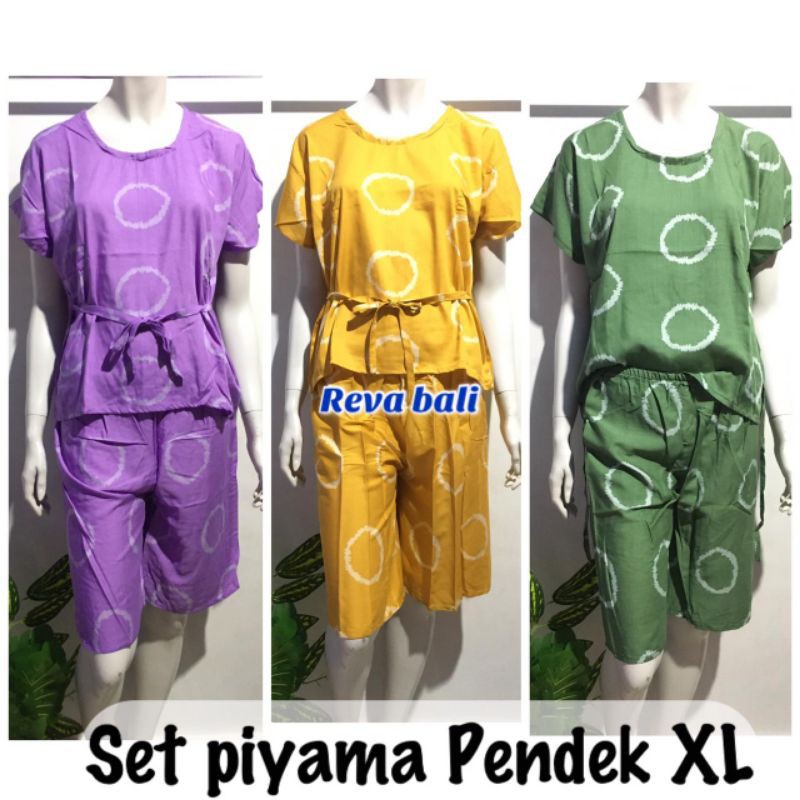 ชุดนอนสั้น XL Motif Shibori - reva_bali.th - ThaiPick