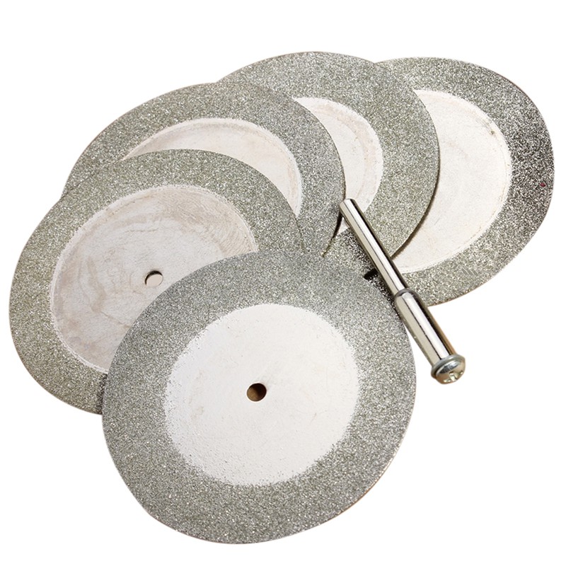 7x HSS Circular Wood Cutting Saw Blade Discs Mandrel Mini Drill For ...