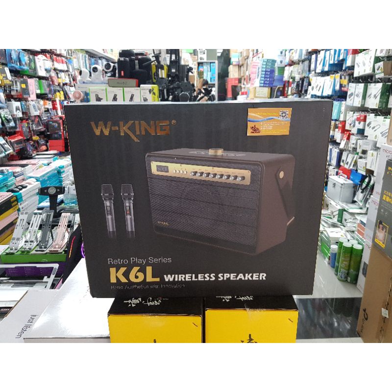 W-king K6L Bluetooth Speaker ลำโพงบลูทูธ 120W ฟรีไมค์2ตัวและรีโมท -รับประกัน 1 ปี - kriwit007 ...