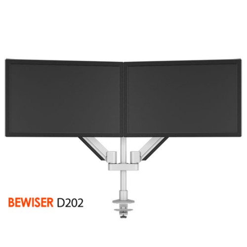 BEWISER D202 ขาตั้งคอม 2 จอมอนิเตอร์ VESA14"-49" เสาสูง40cm แขนอ ...