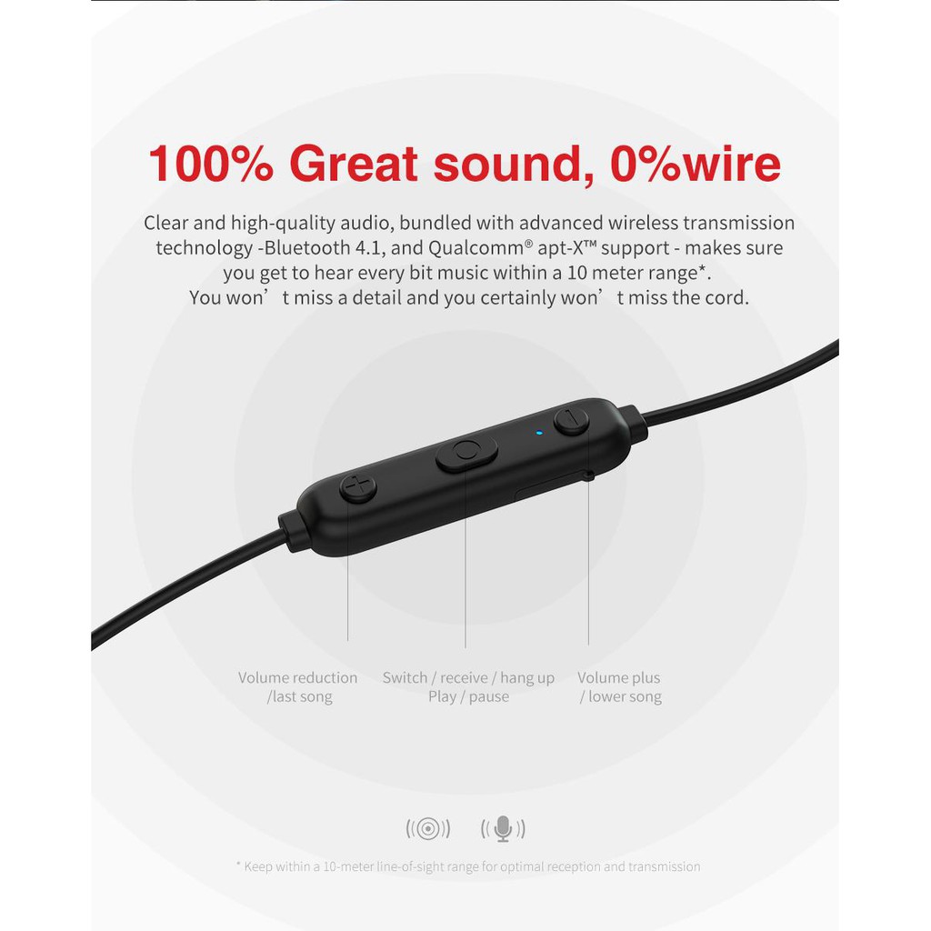 TRN BT3S สายอัพเกรด Bluetooth 5 Wireless แบบคล้องคอ APT-X ขั้ว 2PIN MMCX ดีกว่ารุ่น KZ ใช้ได้กับ ...