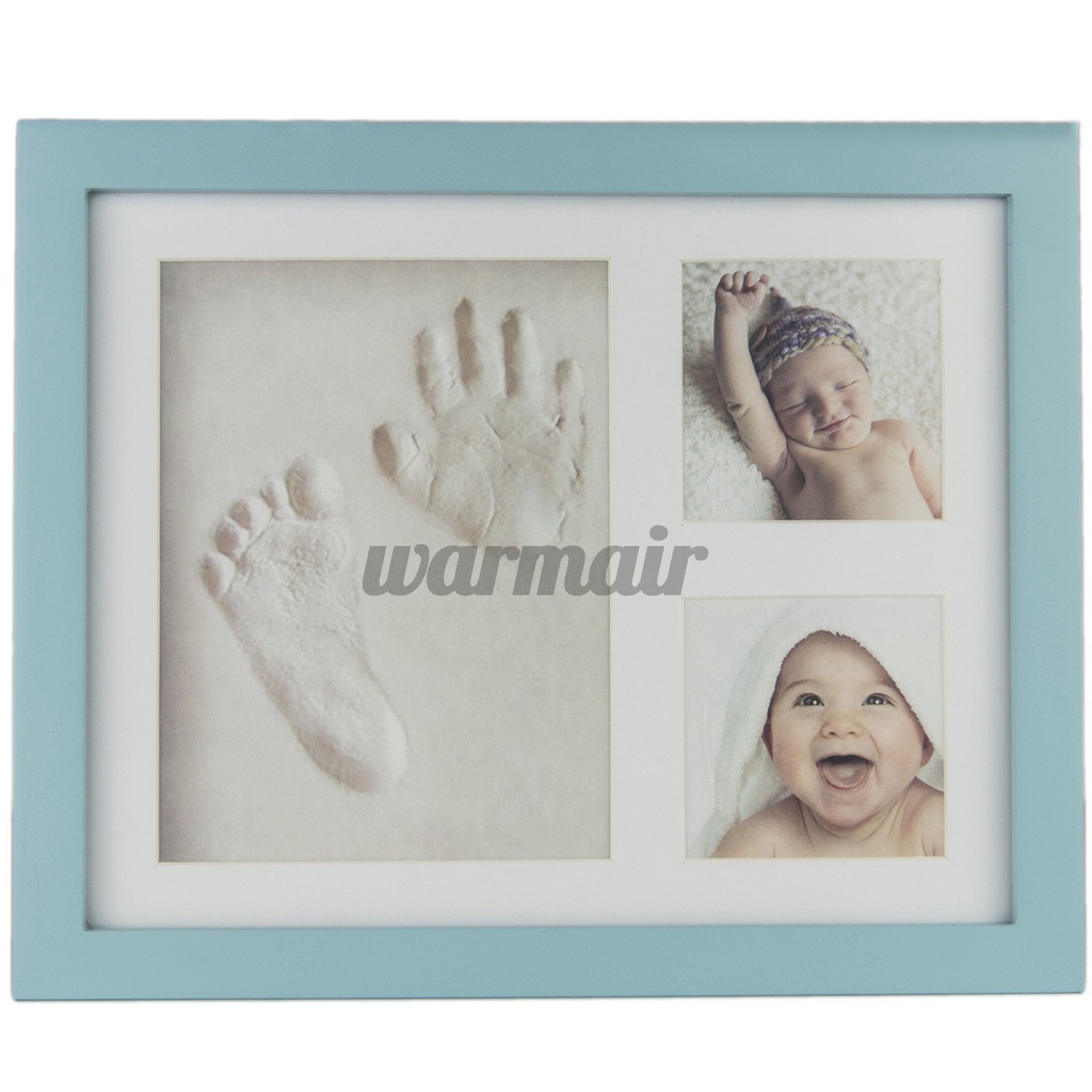 Foot Hand & Baby Print Clay Cast Kit & 2 Photo Picture Frame HOT SALE ...