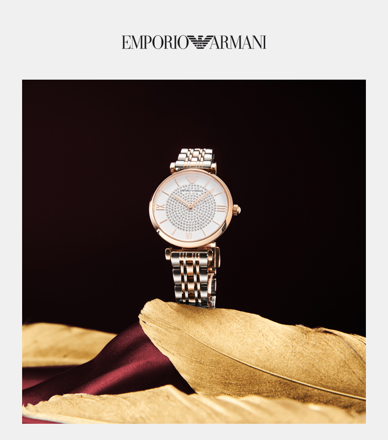 ArmaniArmaniนาฬิกาผู้หญิงเพชรแฟชั่นผู้ชายTianxing Ferris WHEELดาวเหล็ก ...