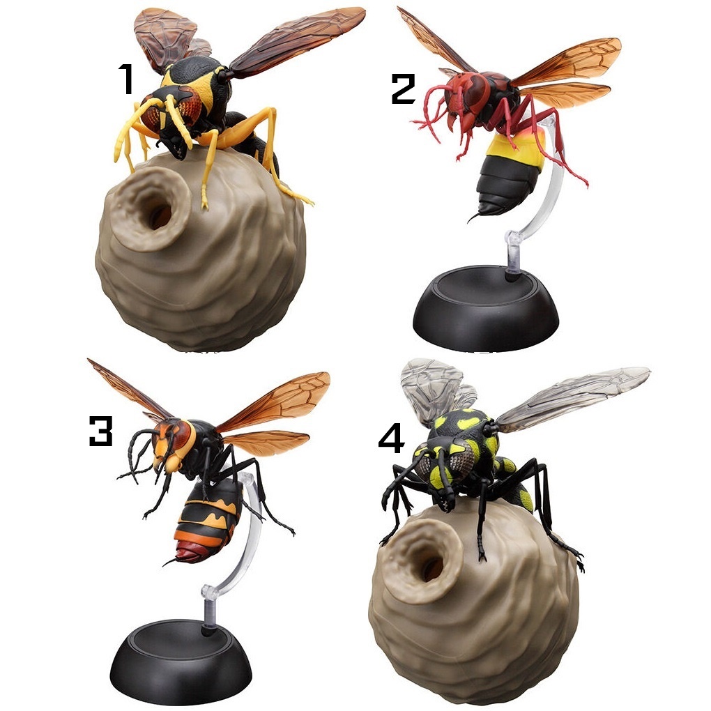 (ครบชุดพร้อมส่ง) กาชาปองตัวต่อ Gashapon Dango Mushi Suzumebachi Bandai ...