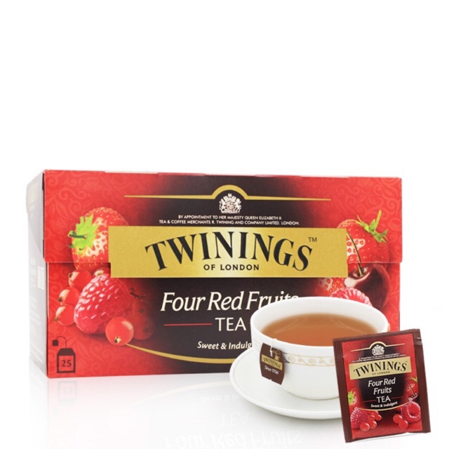 Twinings Four Red Fruits Tea ชาทไวนิงส์ โฟร์ เรด ฟรุ้ต | Shopee Thailand