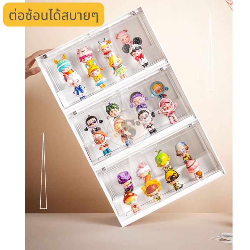 รุ่นcontainerกล่องใส่ฟิกเกอร์ ตู้โชว์โมเดล popmart dimoo กล่องโชว์โมเดล ...
