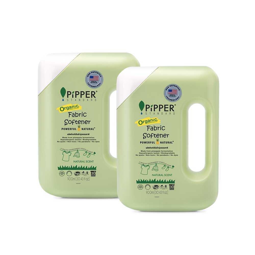 Pipper Standard ผลิตภัณฑ์ปรับผ้านุ่มกลิ่น Natural ขนาด 900 มล. แพ็คคู่ ...