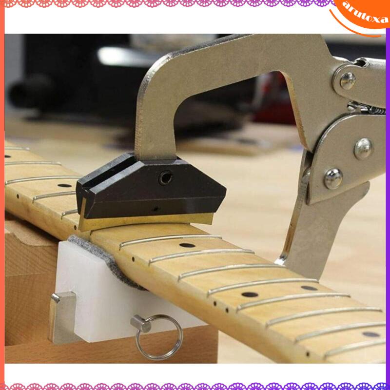Fret Press Tool for Guitar and Bass with fret press insert Electric Guitar Repair Tool - arutoxa ...