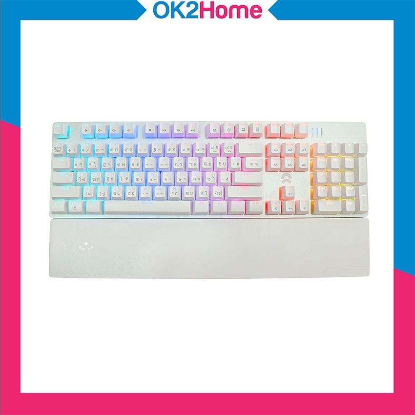 OKER K429 Gaming Keyboard RGB คีย์บอร์ดเกมมิ่ง ปุ่มBlue switch ...