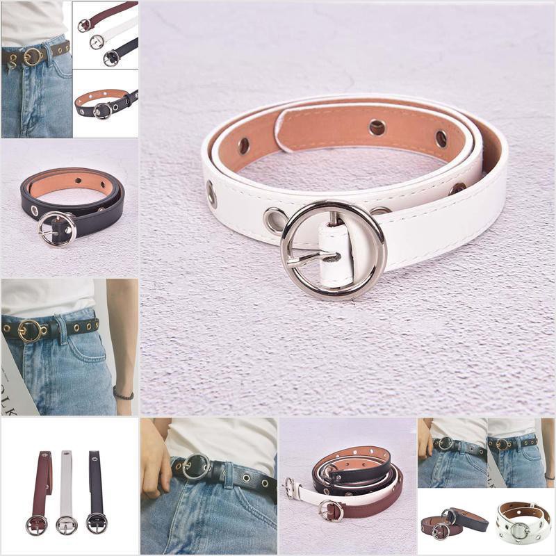 [LHGC] Fashion Women Big Hole Belts PU Leather Metal Pin Buckle Waist ...