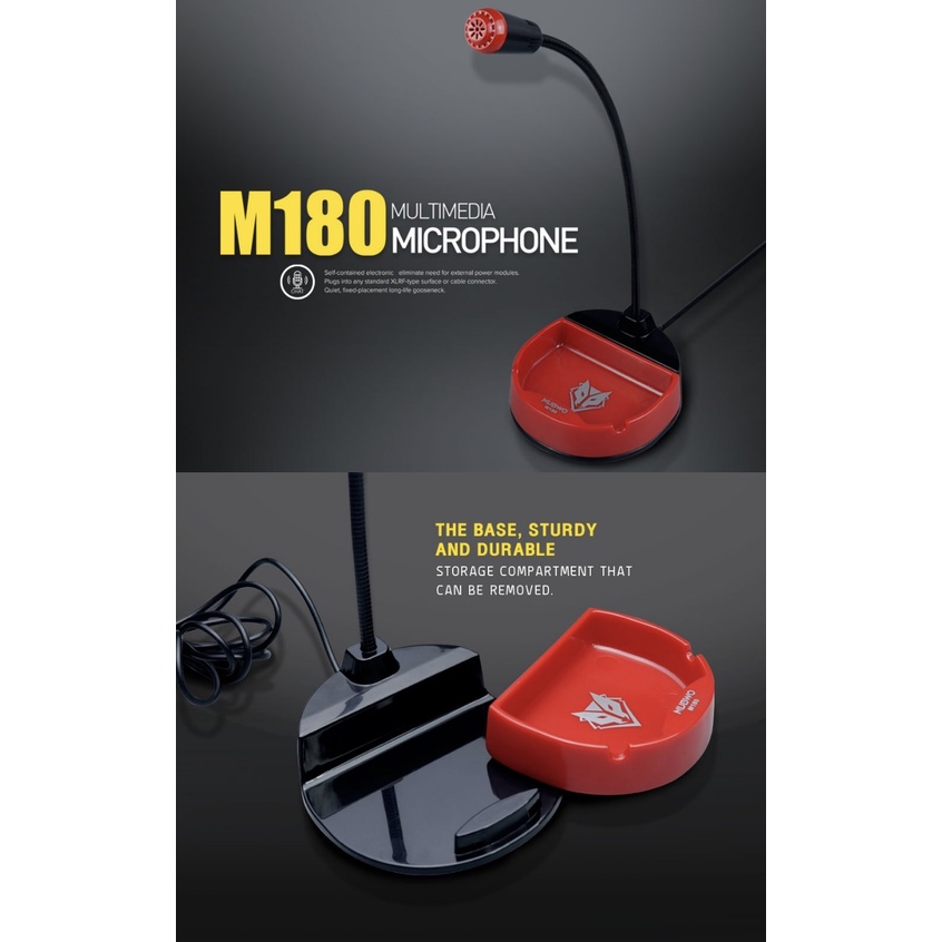 ส่งเร็ว ร้านDMแท้ๆ Nubwo M180 Microphone ไมค์ ไมค์ไลฟ์สด ไมโครโฟน ...