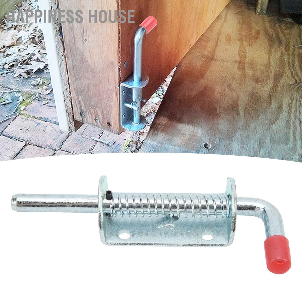 Happiness House Trailer Spring Pin Latch Iron Galvanized 10mm Diameter ...