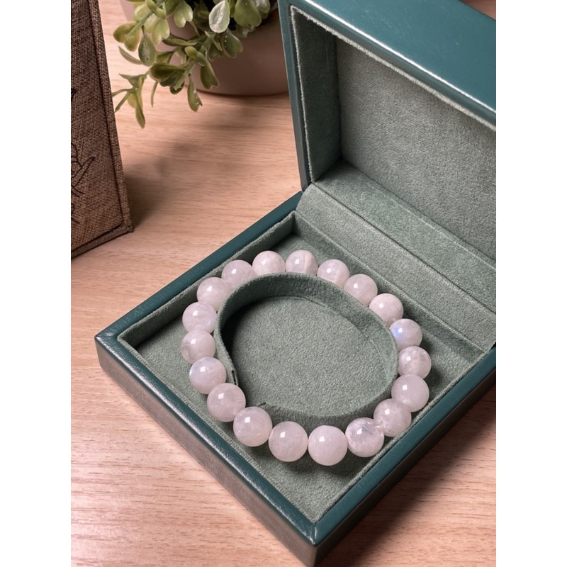 สร้อยข้อมือหินมูนสโตน（moonstone） | Shopee Thailand
