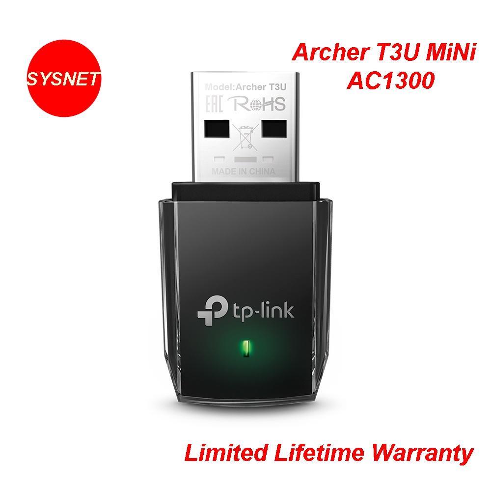 TP-LINK Archer T3U AC1300 Mini Wireless MU-MIMO USB Adapter | Shopee ...