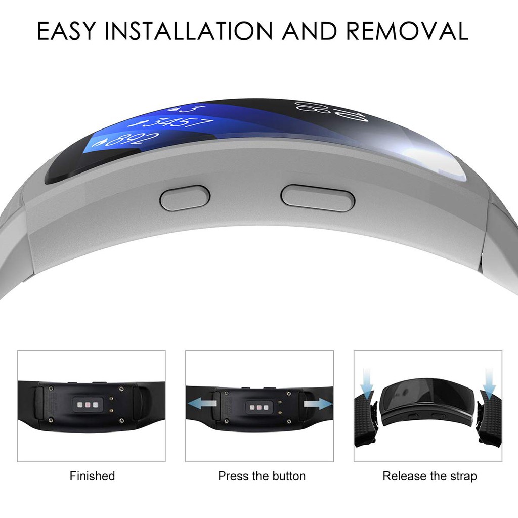 Samsung Gear Fit 2 Pro/fit 2 SM-R360 replacement watch band strap small ...