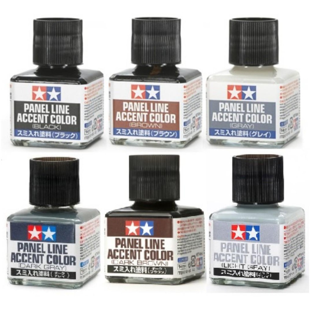 Panel line Accent Color น้ำหมึกตัดเส้นกันดั้ม โมเดล ของแท้ [TAMIYA] ตัด ...