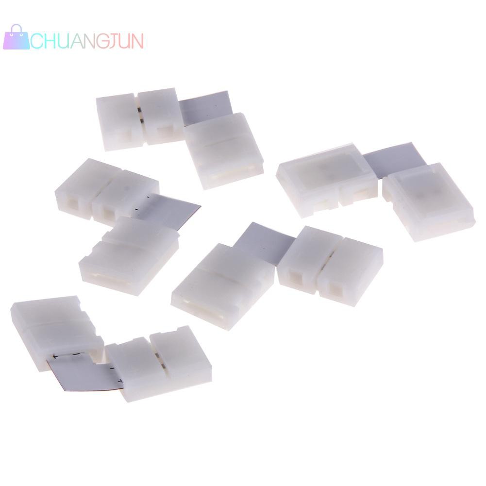 อุปกรณ์เชื่อมต่อพลาสติก Led Strip 2 Pin 8 มม . L Shape 10 ชิ้น ...