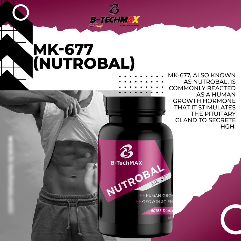 B-TechMax Sarms Ibutamoren MK-677 25mg 50 tabs - muscle_gears_thailand ...