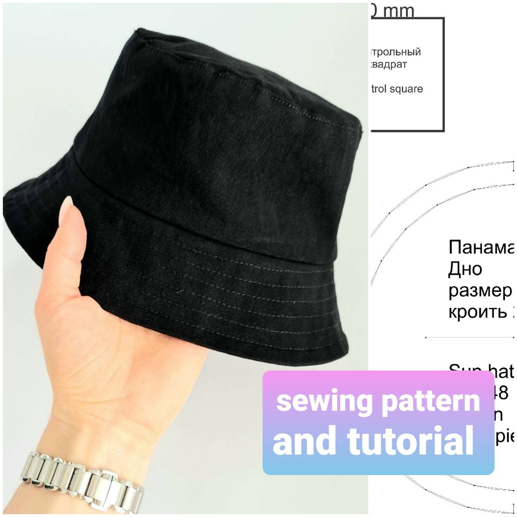 Digital Pola Bucket Hat| sun hat | Bucket Hat Pattern | 8 sizes ...
