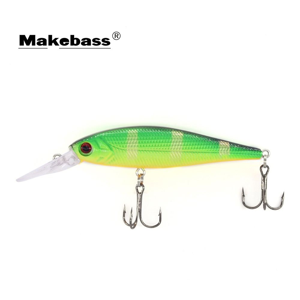 MAKEBASS 3.15in/0.33oz Minnow Floating Bionic Hard Baits | Artificial ...