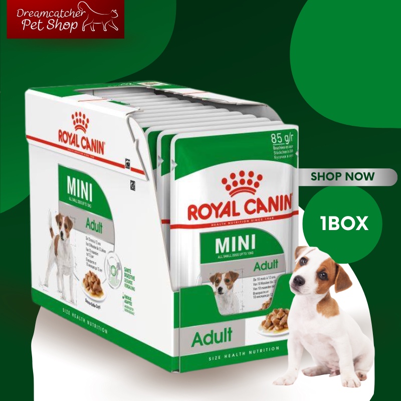 พร้อมส่ง Royal canin mini adult pouch อาหารเปียก 1 กล่อง - dreamcatcher ...