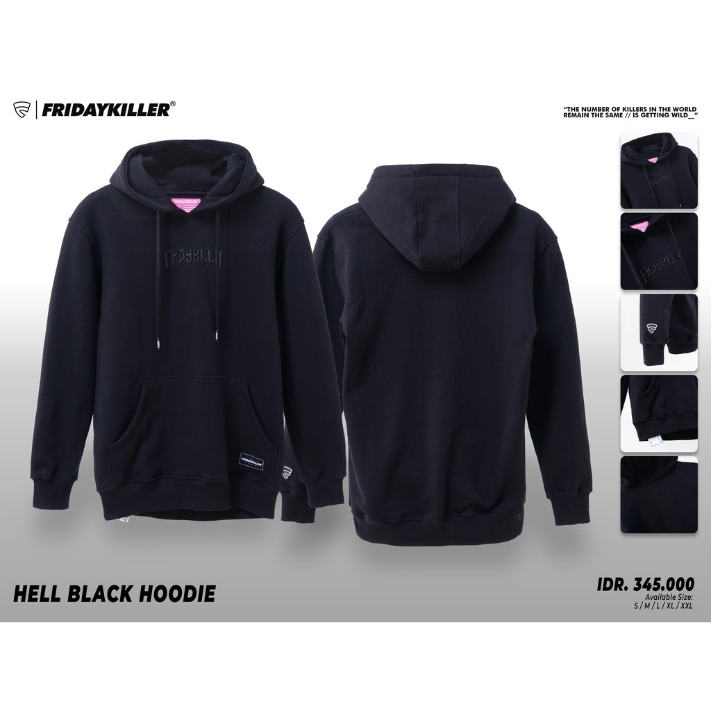 เสื้อแจ็คเก็ต Friday KILLER เสื้อกันหนาวมีหมวกสีดํา - fridaykiller ...