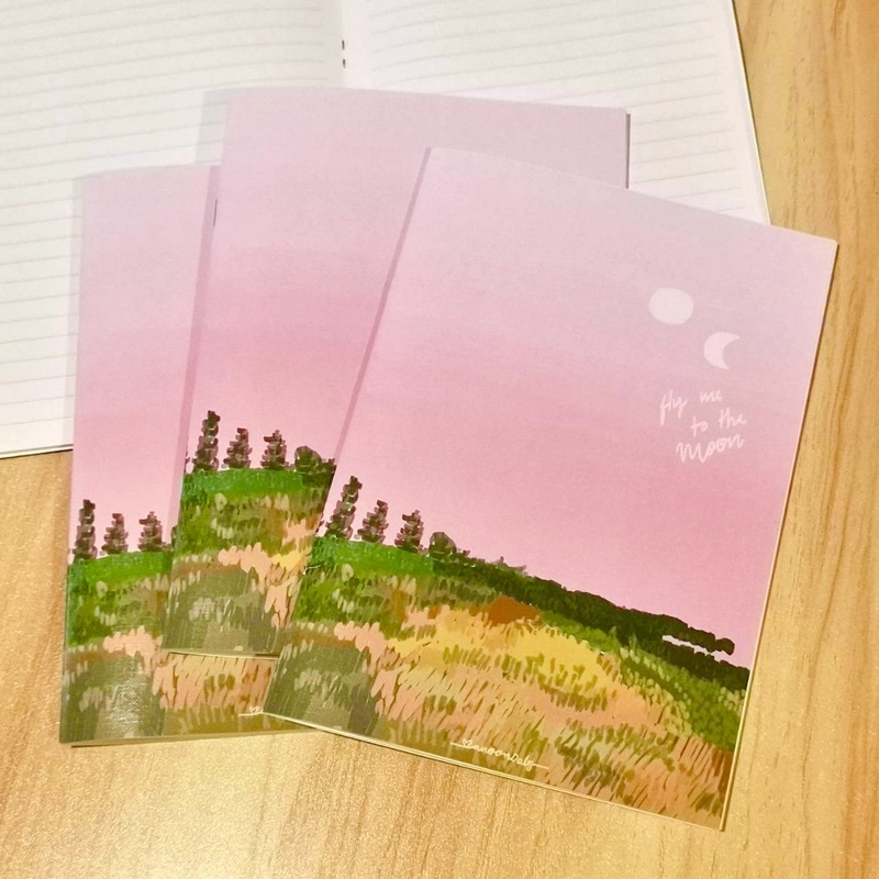 Notebook A5 Fly me to the moon - dalia_99 - ThaiPick