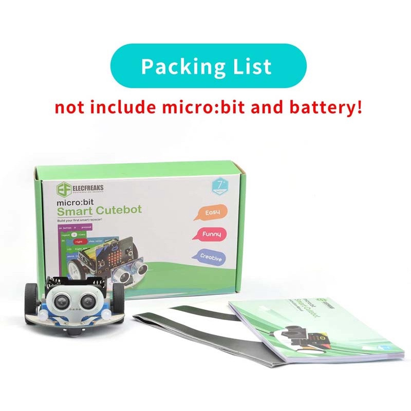Smart Cutebot Kit ชุดหุ่นยนต์เรียนรู้ Coding สำหรับเด็กๆ ด้วย microbit ...