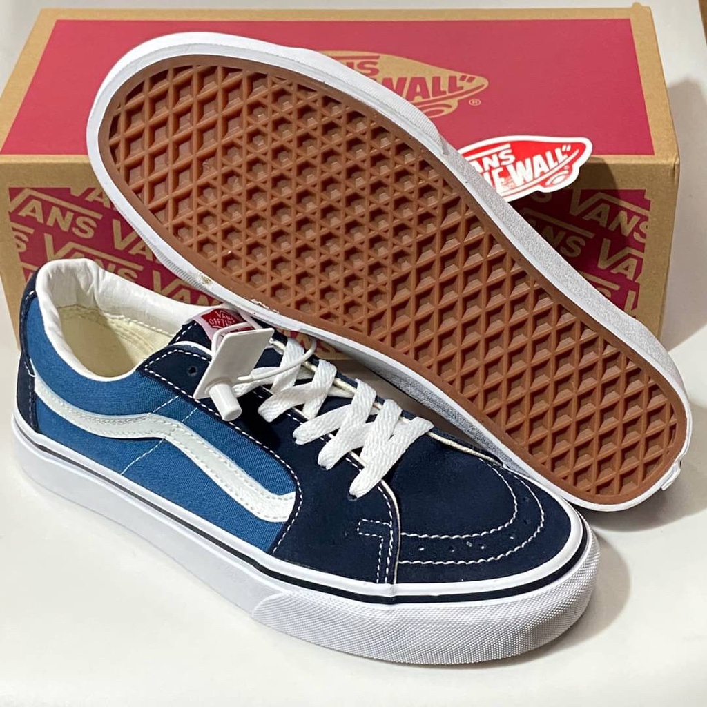 VANS SK8 LOW COMFYCUSH NAVY สีน้ำเงิน ถ่ายจากงานจริง100 สินค้าพร้อม ...