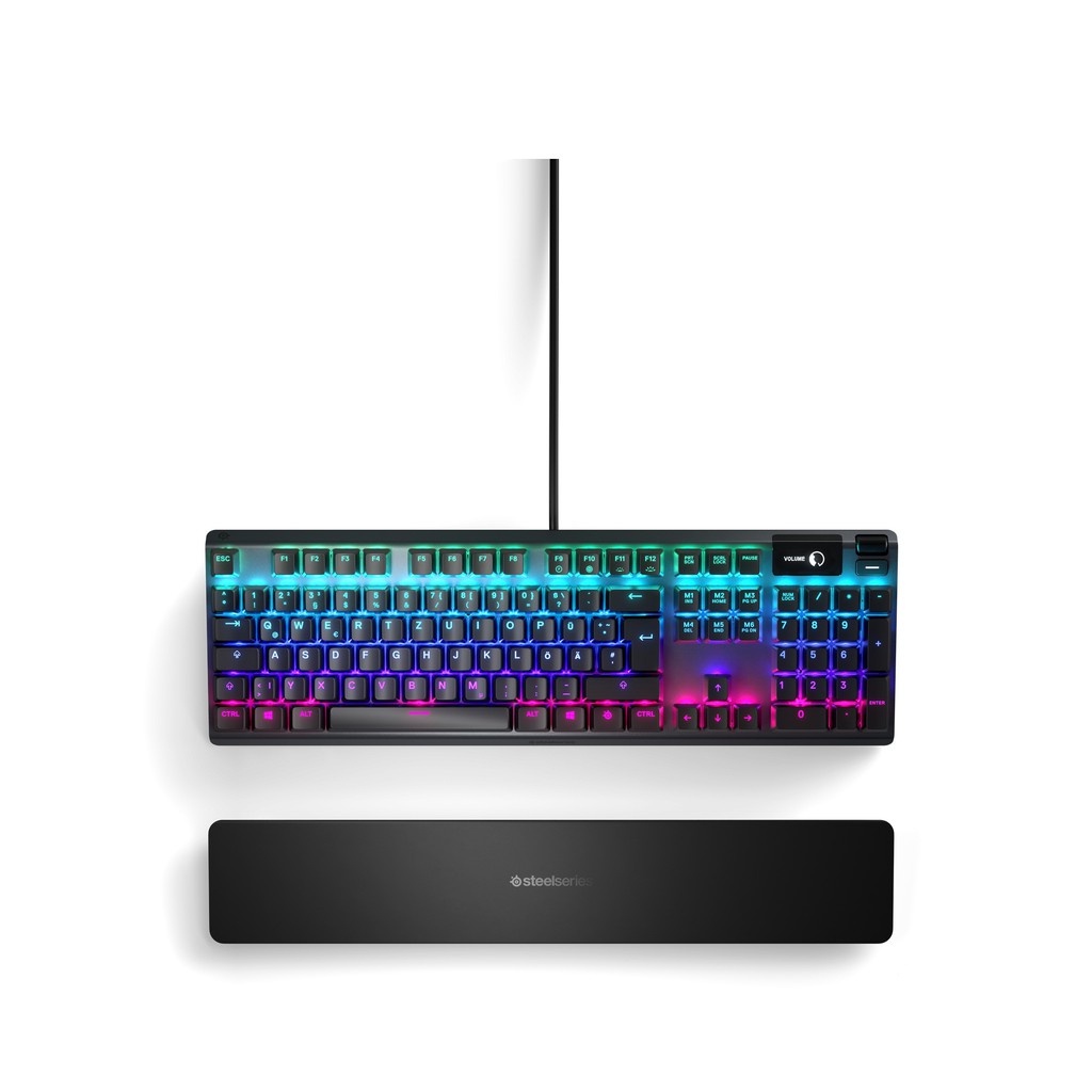 ผ่อน 0 SteelSeries คีย์บอร์ดเกมมิ่ง RGB รุ่น Apex 5 (Hybrid Blue Switch ...