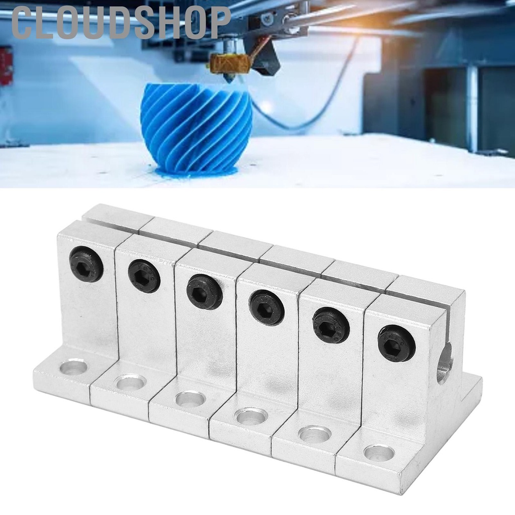 Cloudshop 12Pcs Linear Motion Rail Support Shaft 3D Printer Clamping ...